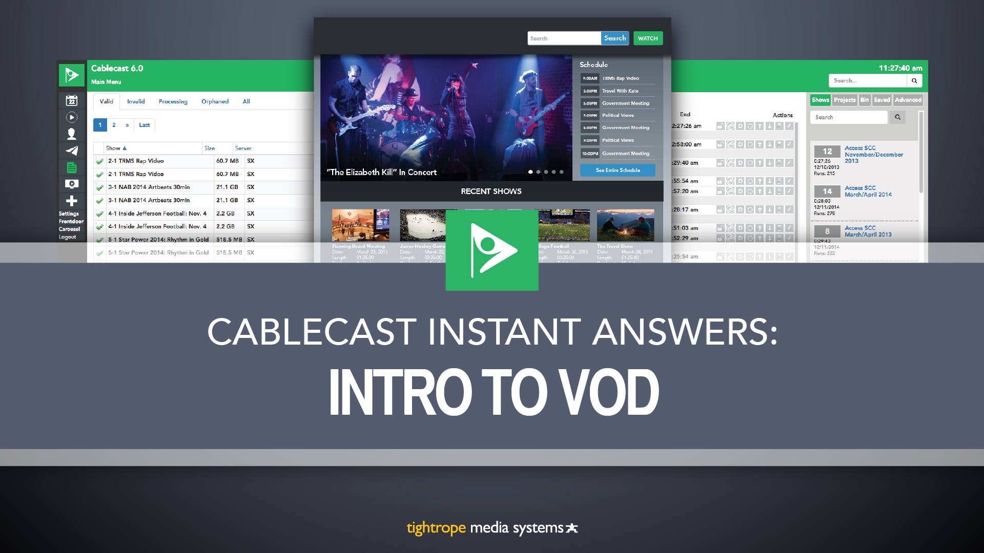 Cablecast Video Tutorials Webinars Intro To Vod